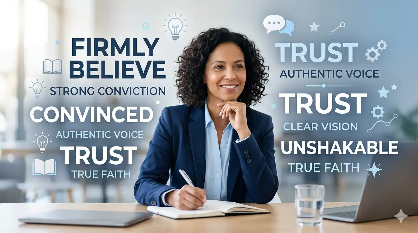 50+ Strongly Believe Synonyms: Firmly, Deeply, Truly Words
